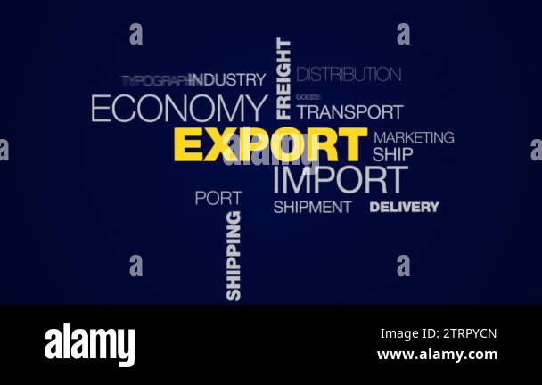 export import economy freight global transportation logistics business ...