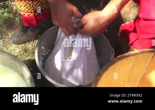 White cheese making process Stock Videos & Footage - HD and 4K Video ...