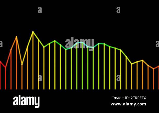 motion graphics and animated background of pulsating line acting ...