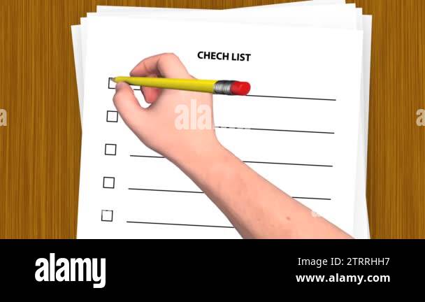 Checklist 3d Stock Videos & Footage - HD and 4K Video Clips - Alamy