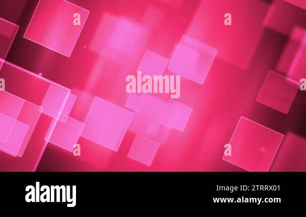 Abstract square shapes in dynamic tunnel motion background animation ...