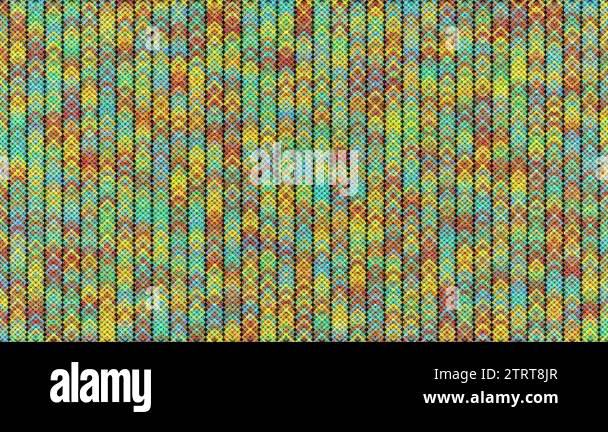 Abstract Background With Moving And Flicker Particles Animation Of Seamless Loop Animation Is