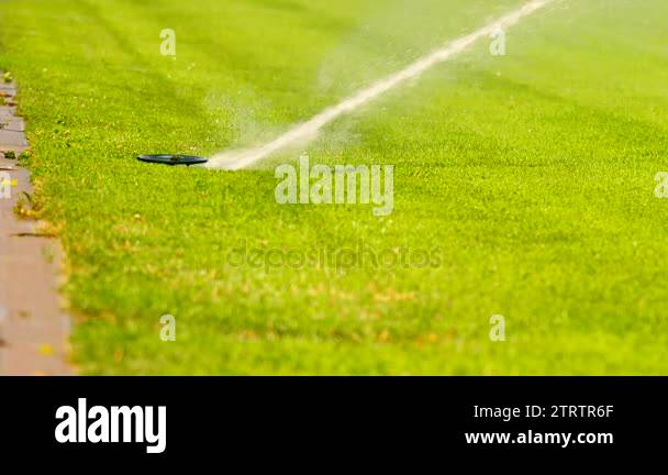 Soccer or football field irrigation system of automatic watering grass ...