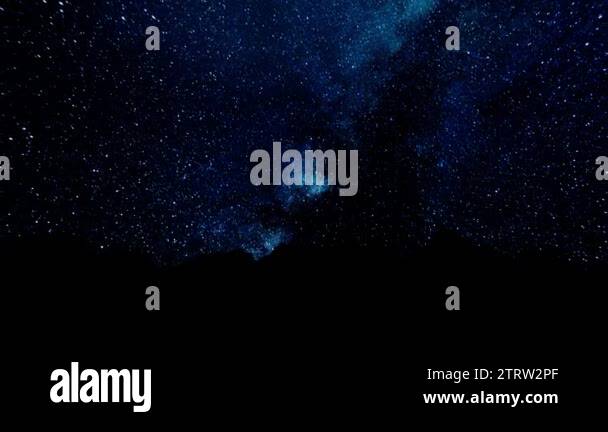 Flying through star fields in deep space. Magic flickering dots or ...