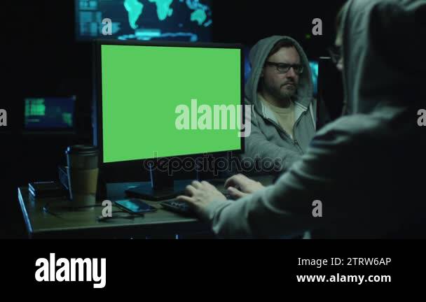 Concentrated Programmers Work on Personal Computers Located in a System ...