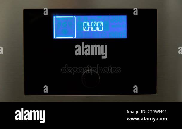 Switching different programs and a timer on the control panel an ...