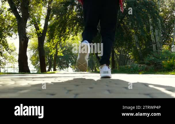 Man running one back view Stock Videos & Footage - HD and 4K Video ...