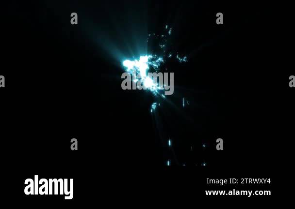 4k Dynamic Magic Sparks And Blast Explosion Fx/ Animation of a blast ...