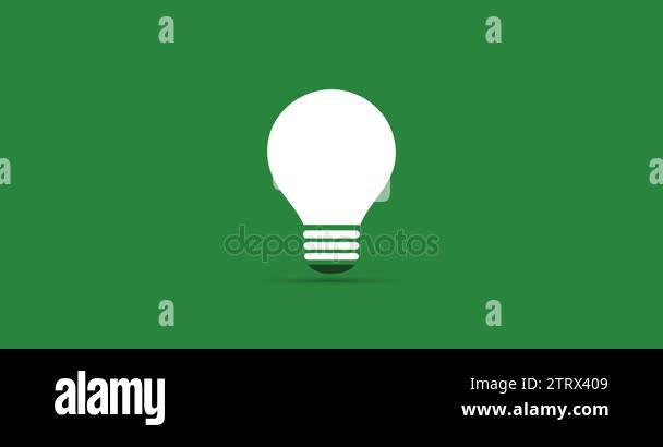 Green Eco Energy Concept Video Animation - Animated Wind Turbine Symbol ...