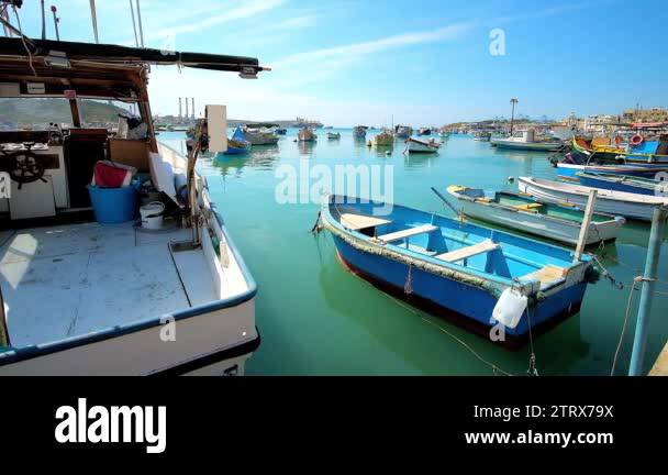 Colorful maltese fishing boats Stock Videos & Footage - HD and 4K Video ...