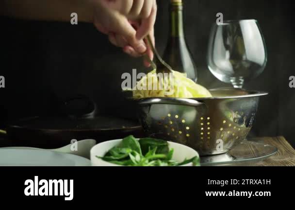 Spaghetti basil leaves Stock Videos & Footage - HD and 4K Video Clips ...