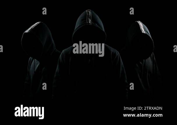 Anonymous hooded man standing Stock Videos & Footage - HD and 4K Video ...