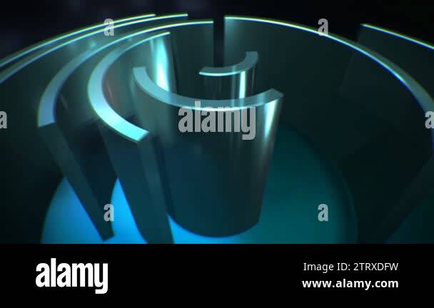 Abstract tubes - 3D animation Stock Video Footage - Alamy