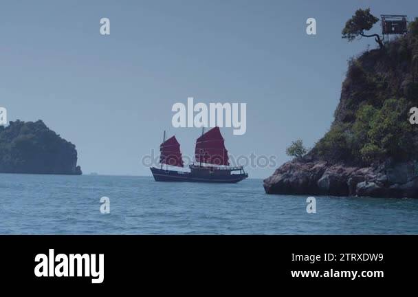 Helm Of A Sailboat Sailing Boat Yacht Ship Sailing Over Rough Water At Open Ocean Near