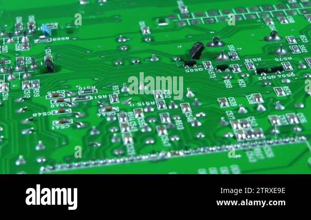 1920x1080 25 Fps Very Nice Old Tv Electronic Circuit Board Rotating ...