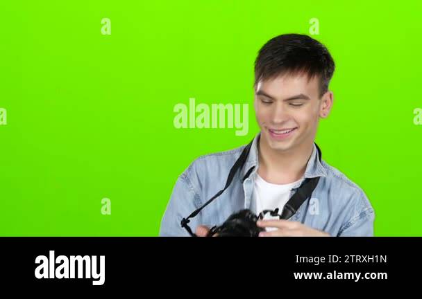 Photographer makes beautiful pictures of different famous models. Green ...