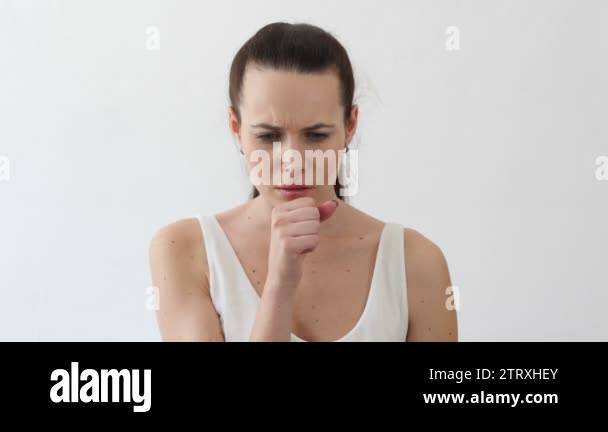 Cough sick young woman coughing Stock Videos & Footage - HD and 4K ...