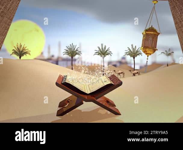 3d scene islamic eid mubarak Stock Videos & Footage - HD and 4K Video ...