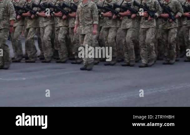 Men marching in the street Stock Videos & Footage - HD and 4K Video ...