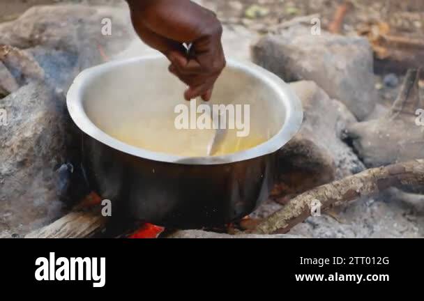 Traditional iron african cooking pot Stock Videos & Footage - HD and 4K ...