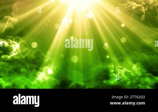 Heavenly Light rays Worship animation which is suited for broadcast ...