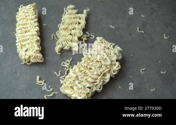 Instant ramen noodle block Stock Videos & Footage - HD and 4K Video ...