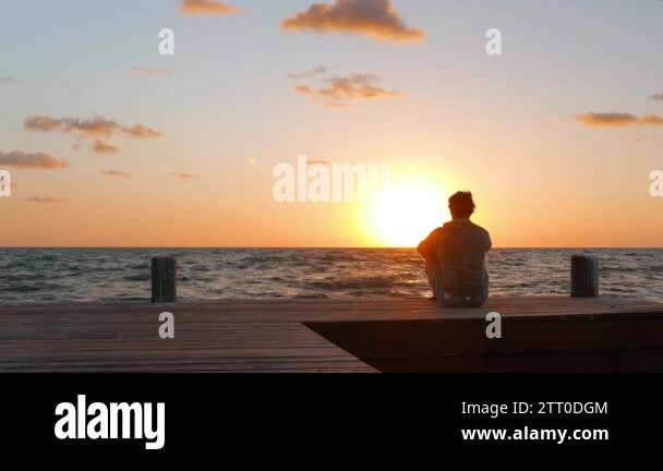 Closer look man watching sunset Stock Videos & Footage - HD and 4K ...