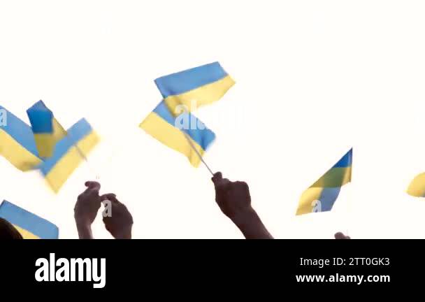 Crowd ukrainian flags in Stock Videos & Footage - HD and 4K Video Clips ...