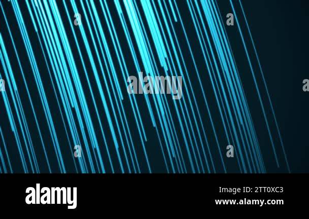 Lines falling down on black background. Digital design concept ...