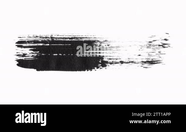Ink Brush Stroke Set whit Alpha channel. Perfect for motion graphics, digital composition ...