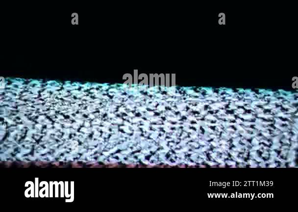 Detuned TV screen. Tv noise as background. 1920x1080, full hd footage ...