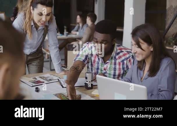 Mixed group people working together Stock Videos & Footage - HD and 4K ...