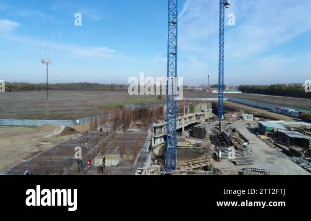 Construction workers on site building Stock Videos & Footage - HD and ...