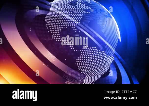 Television World news background animations which can be used in any ...