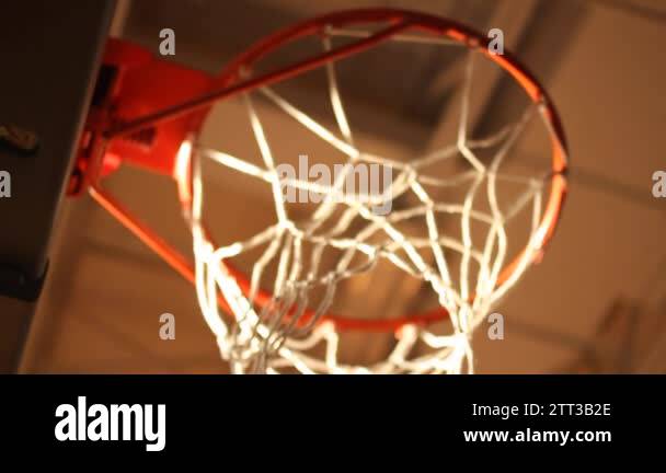 Basketball hoop from below Stock Video Footage - Alamy
