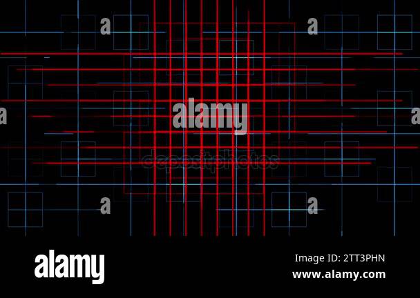 4k Abstract tech power lines grid,virtual computer electric circuit ...