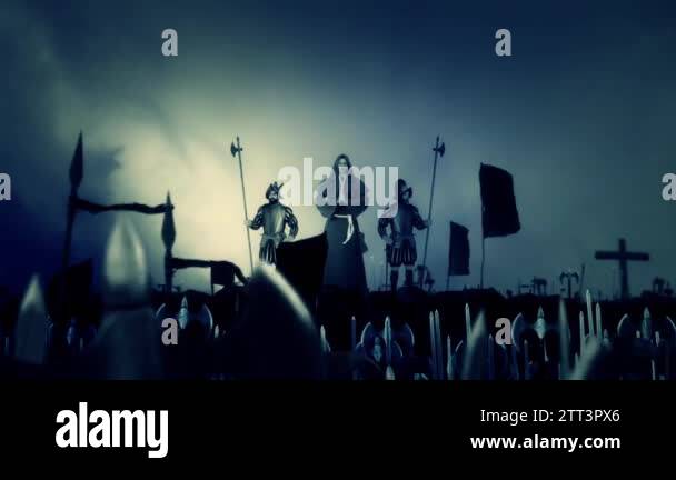 Christian Monk and a Robe Blessing Army on their Way to War Stock Video ...