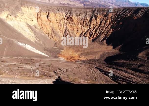 Volcanic crater in Death Valley National Park. Mojave Desert ...