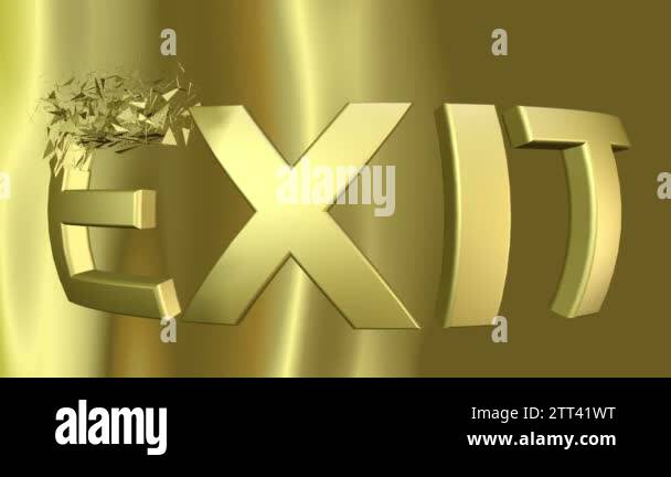 Digital 3D Animation of rotating and exploding Text Stock Video Footage ...