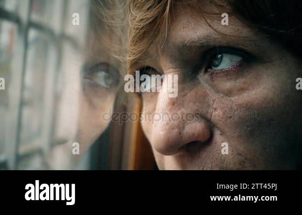 Reflection window woman eyes Stock Videos & Footage - HD and 4K Video ...