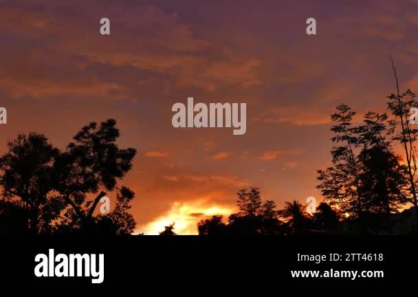 A colorful sunrise video from Dumaguete City, showing the motion and ...