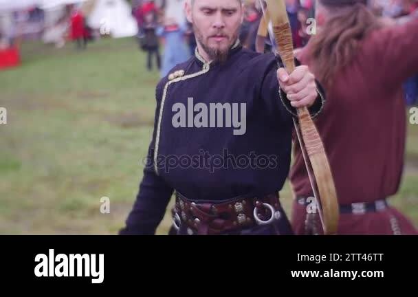 Tournament of Knights in Opole Shooting Instructor Checks the Bow ...