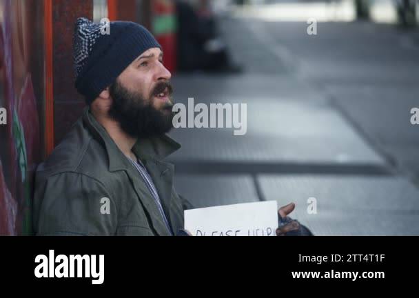 Homeless people street Stock Videos & Footage - HD and 4K Video Clips ...