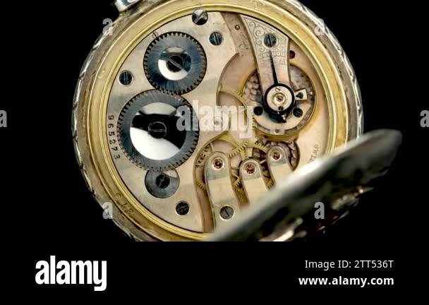 Vintage clock rotating mechanism close Stock Videos & Footage - HD and ...
