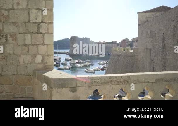Inner gate bridge connecting Fort Revelin to Ploce Gate, with the Old ...