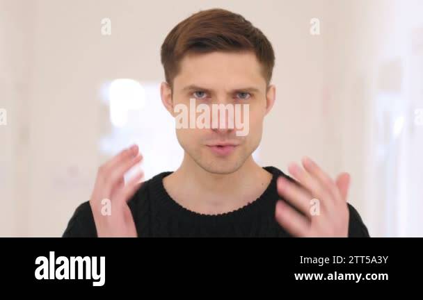 Portrait frustrated angry man yelling Stock Videos & Footage - HD and ...