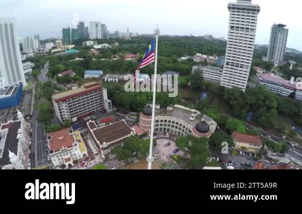 Kuala Lumpur - Malaysia - MERDEKA SQUARE: Malaysian Flag Pole - Moving ...