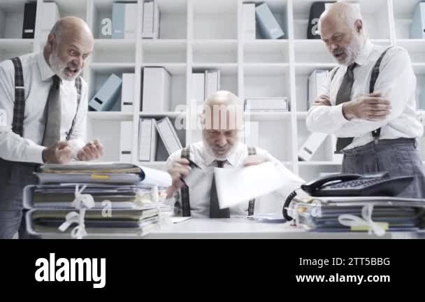 Corporate business executive and his multiple personalities with ...