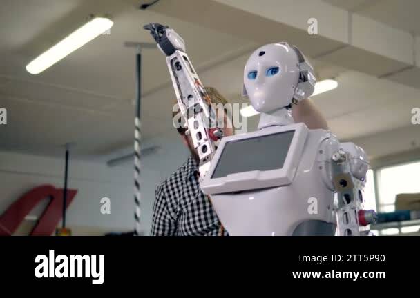 Robots futuristic engineer design Stock Videos & Footage - HD and 4K ...
