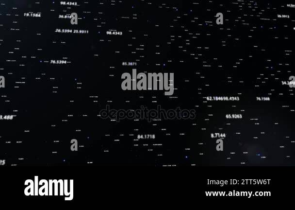 Floating Data Background - 4K Loop Stock Motion Graphics Stock Video Footage - Alamy